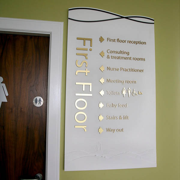 Acrylic Way Signage - Custom Acrylic Signage - Way Signage